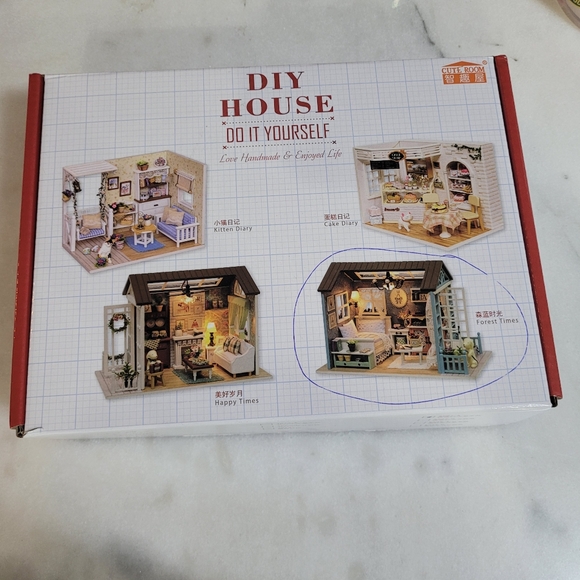 Other | Diy Miniature Doll House Kit Forest Times New | Poshmark